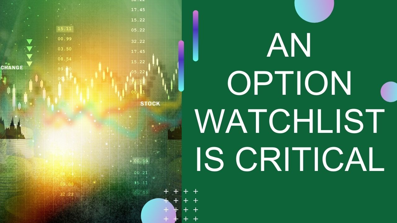 An Option Watchlist Is Critical - Market Taker